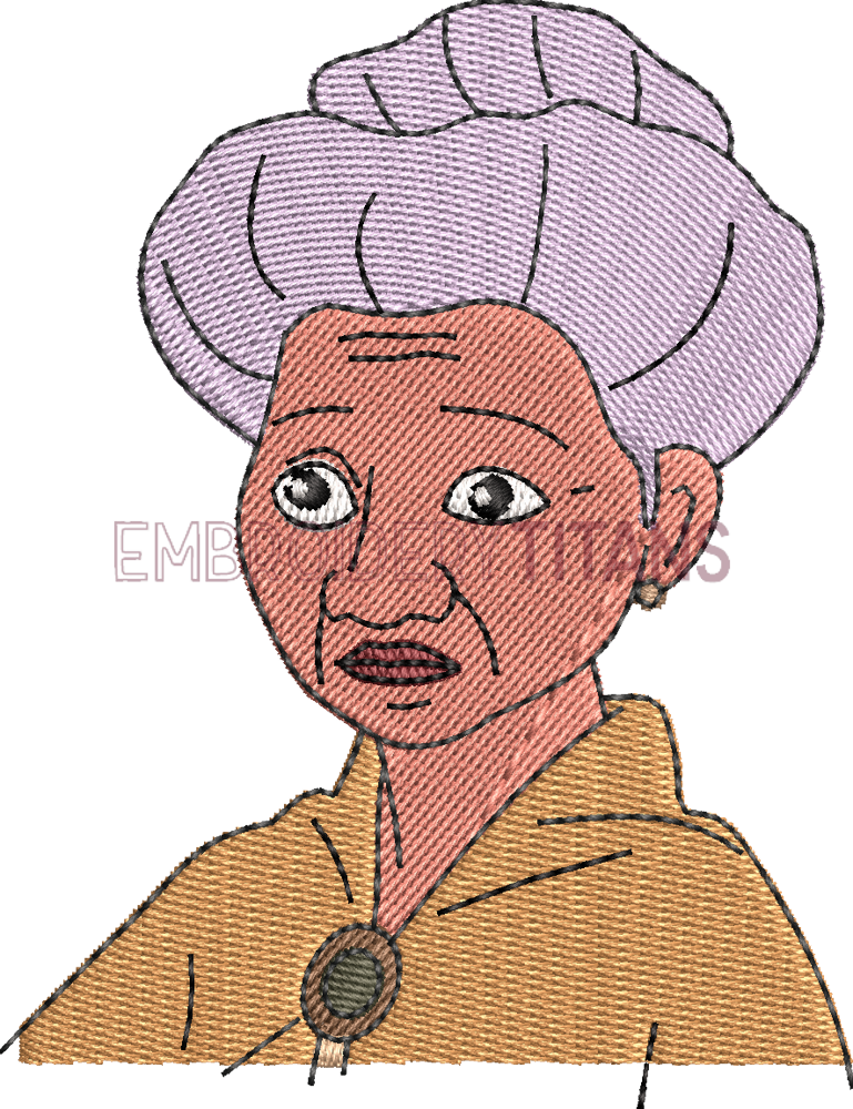 Señora Guzmán from Encanto Free Machine Embroidery Design Download in ...